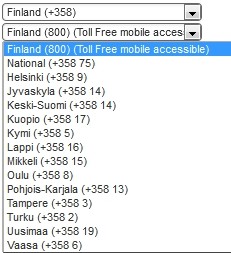 Finland Virtual Phone Number International Call Forwarding