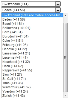 Switzerland Virtual Phone Number International Call Forwarding
